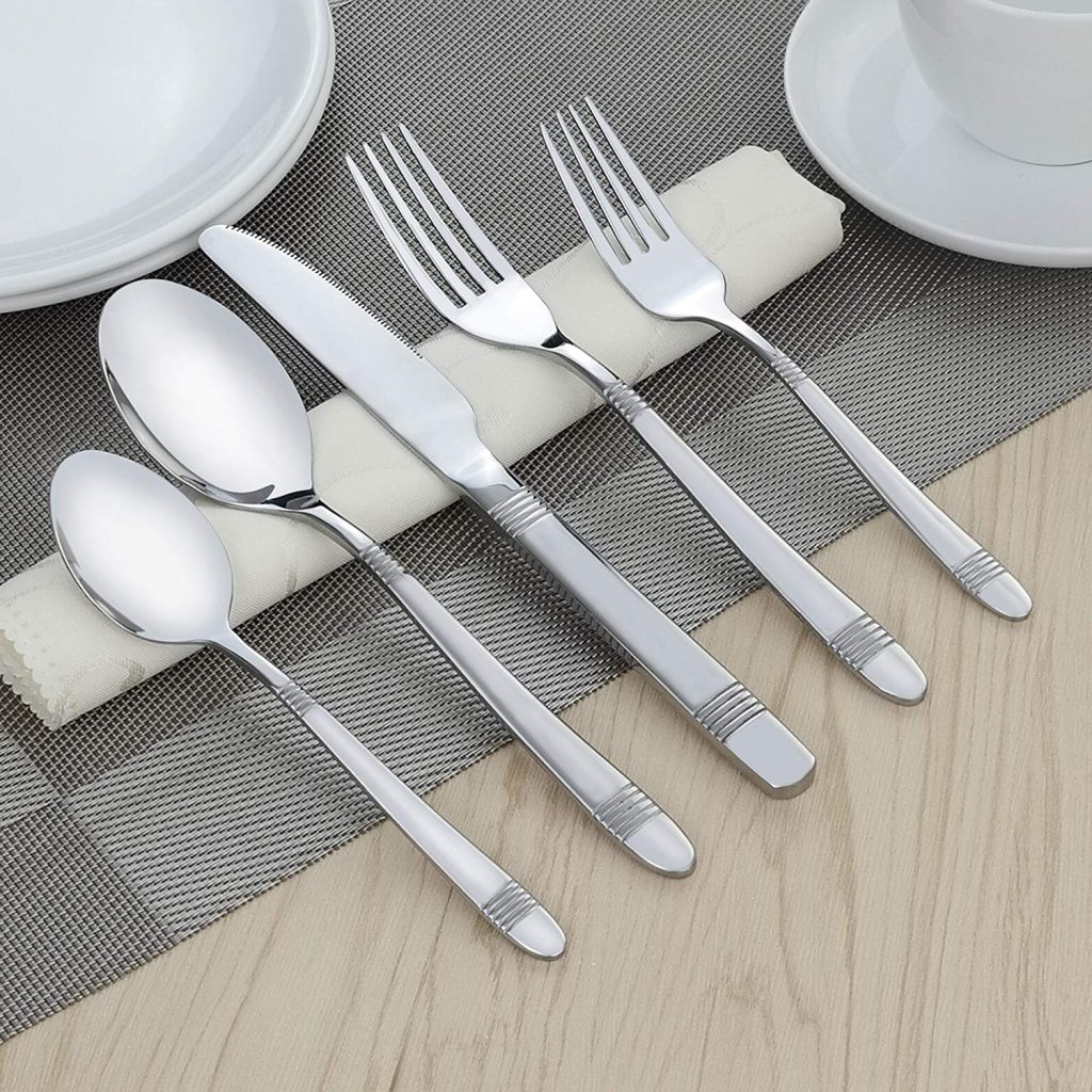 Nani Stainless Flatware - Loulu Palm Event Equipment Rental