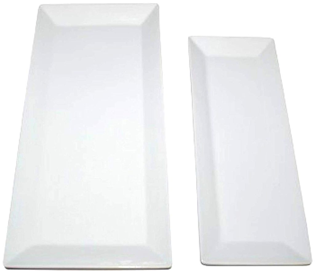 China Platters Rectangular - Loulu Palm Event Equipment Rental