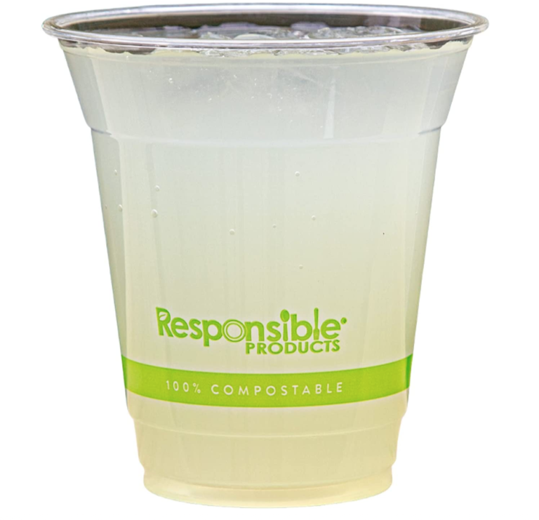 12 oz Compostable Cold Cup - Loulu Palm Event Equipment Rental