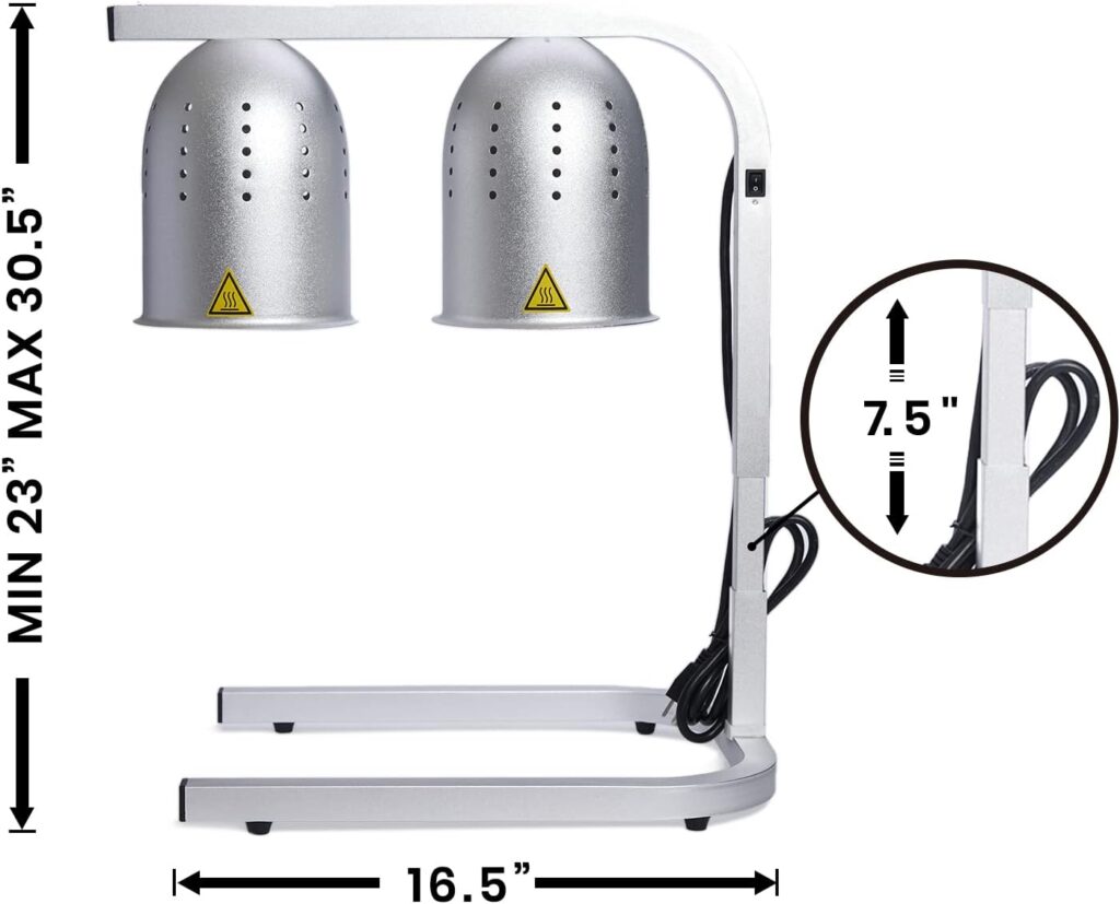 Double Headed Heat Lamp - Loulu Palm Event Equipment Rental