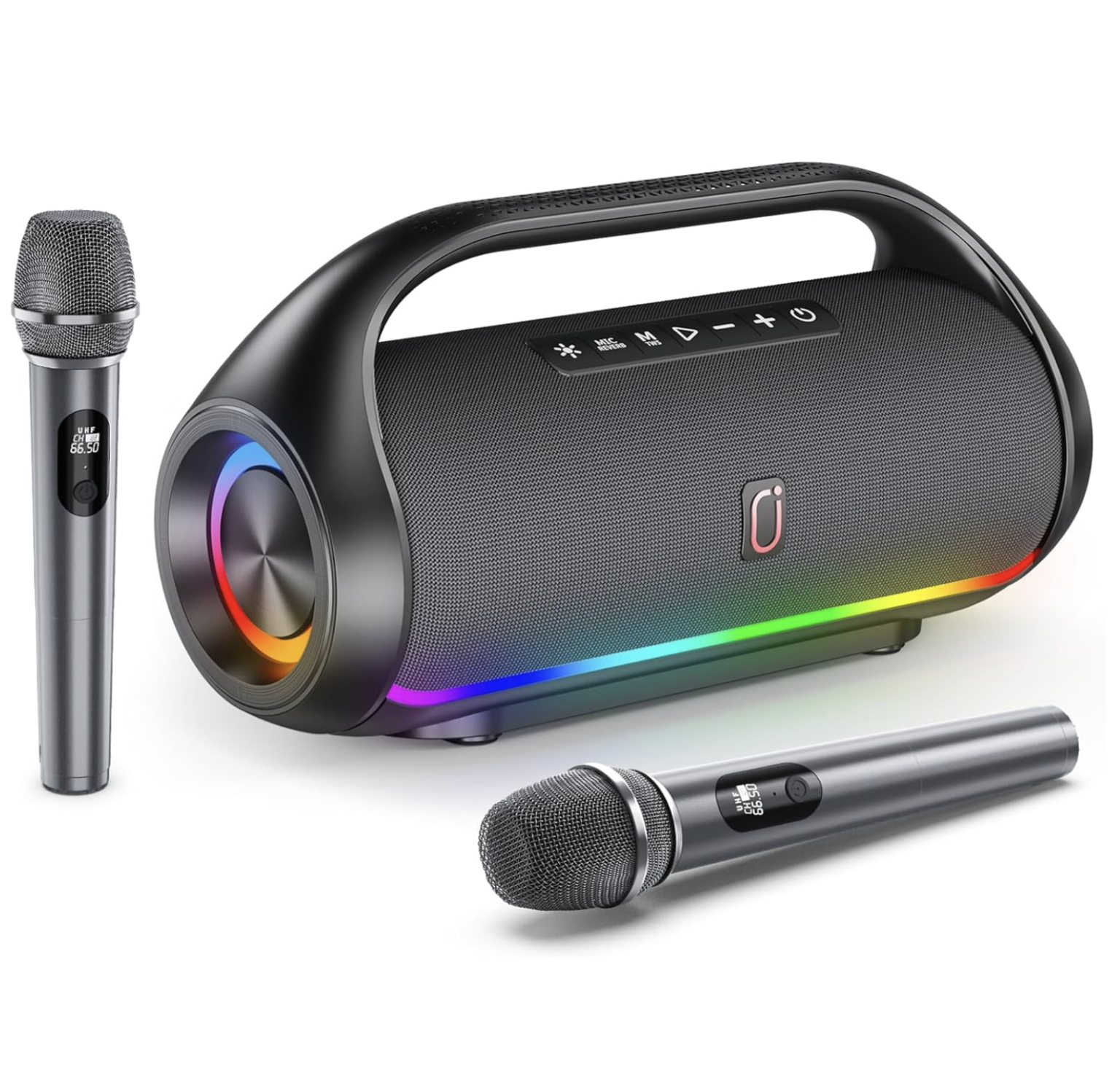 60W Portable Waterproof Speaker w/ 2 cordless mics - Loulu Palm Event ...